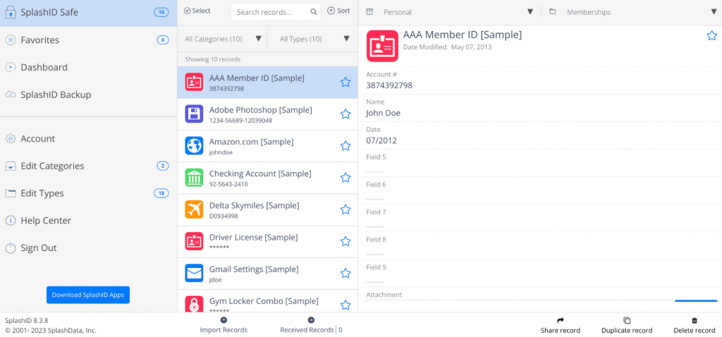 SplashID Review 2026: Expert Rated 3.6/5 | Password Manager